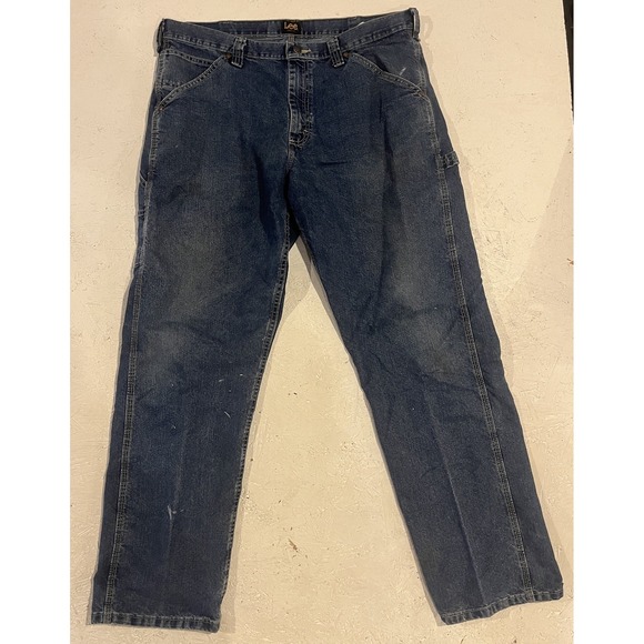 Lee | Jeans | Lee Loose Fit Carpenter Work Jeans Mens Size 36x32 Hammer ...